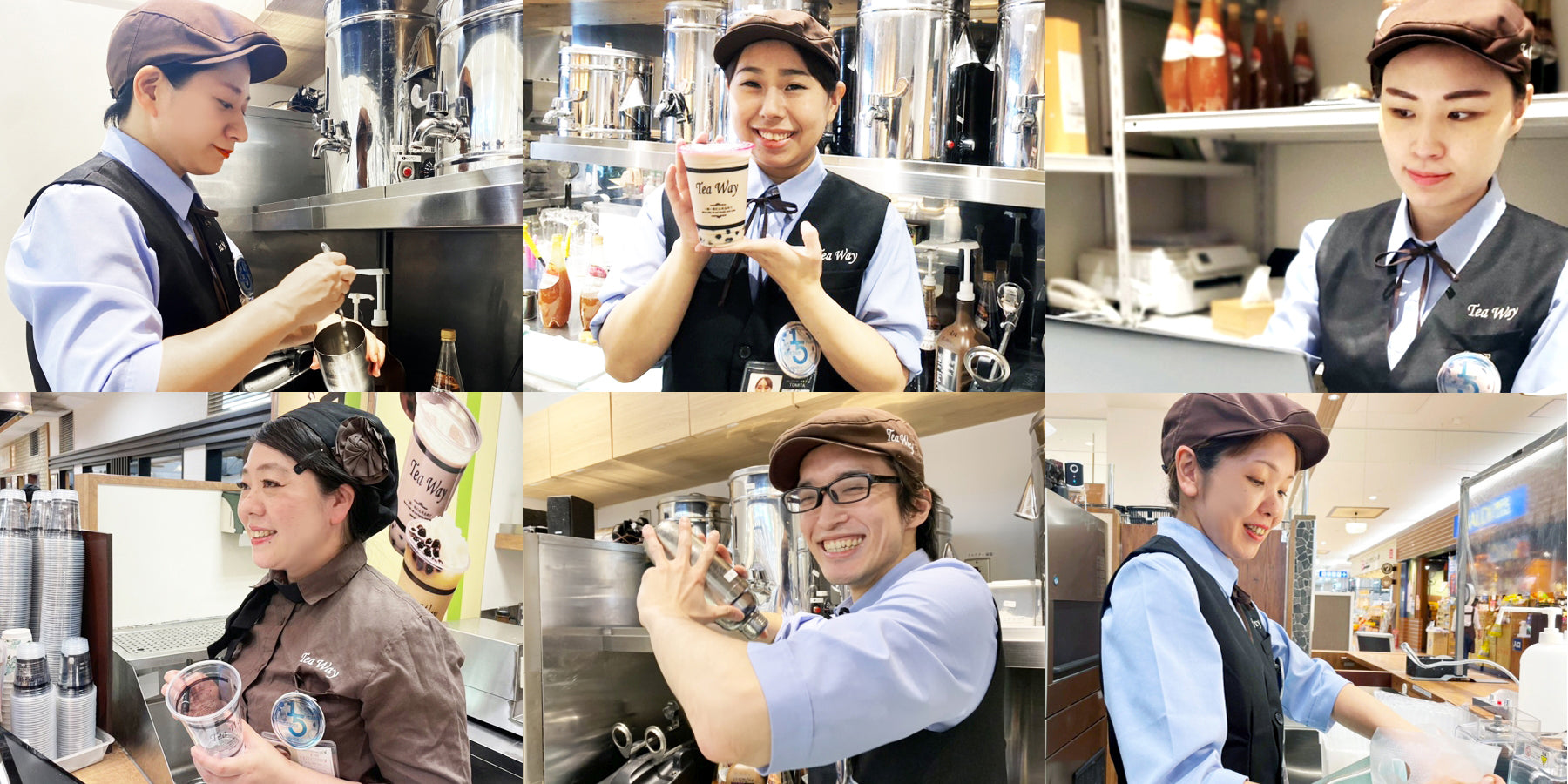 TeaWayを支える勤続10年超のスタッフたち